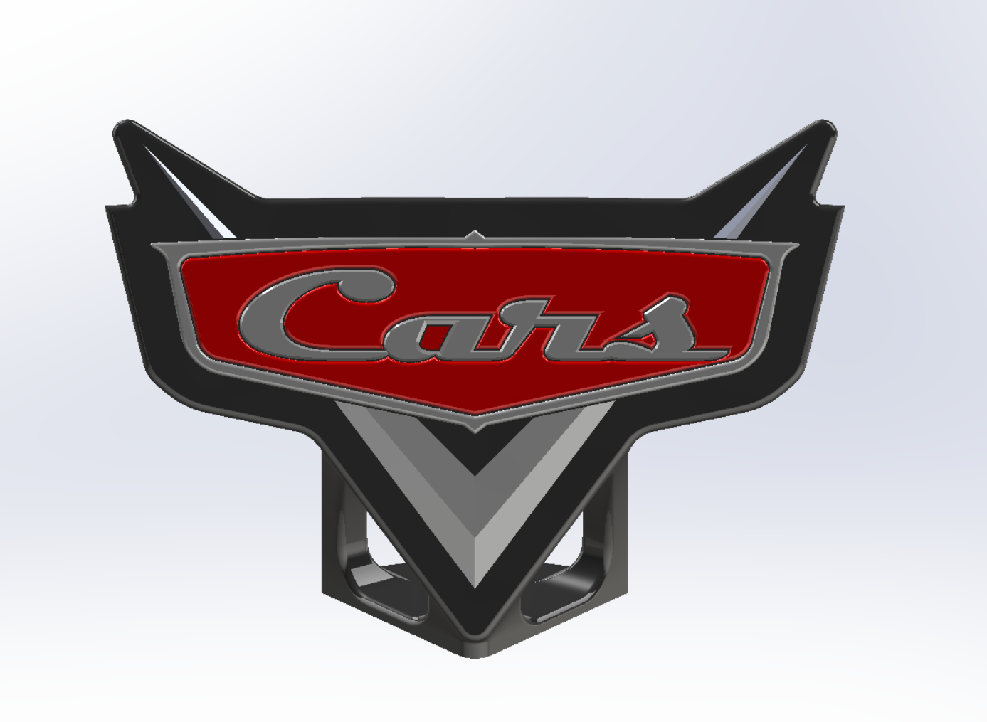 Cars Logo with Stand by Clark Nau | Download free STL model ...