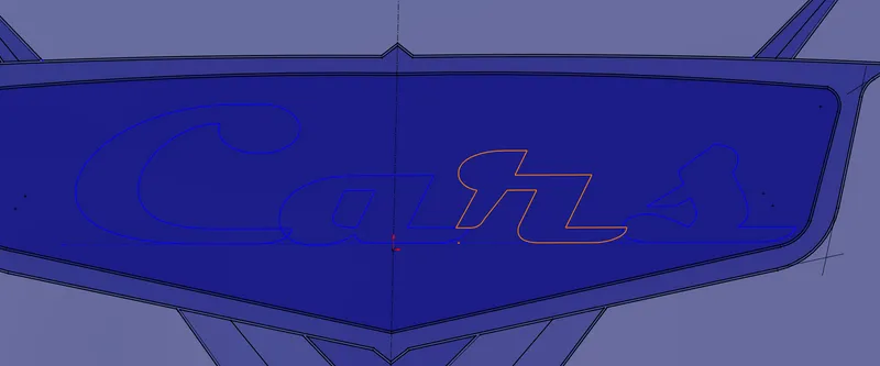 Cars Logo with Stand by Clark Nau | Download free STL model ...