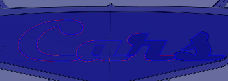 Cars Logo with Stand by Clark Nau | Download free STL model ...