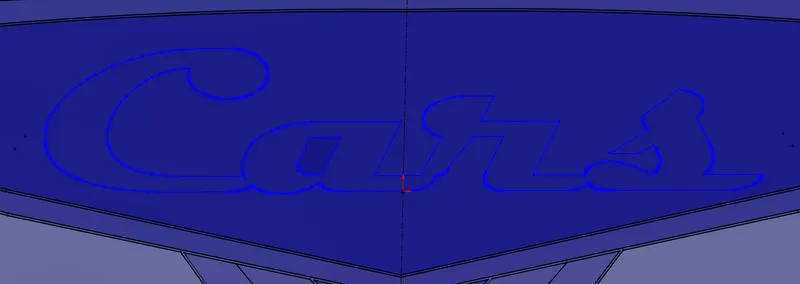 Cars Logo with Stand by Clark Nau | Download free STL model ...