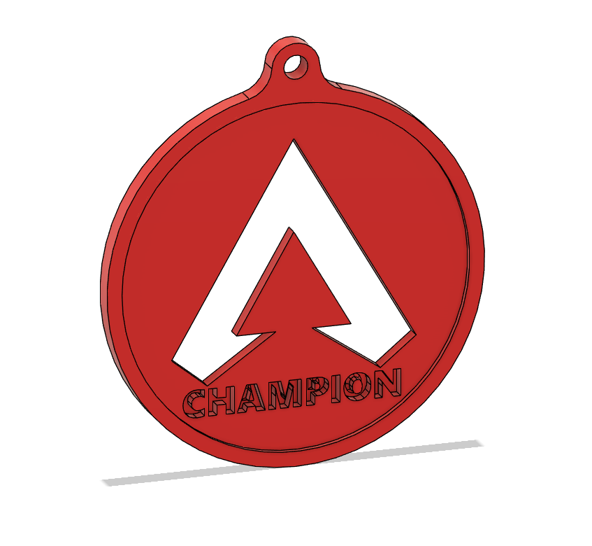 Apex Legends Champion Coin/Token Keychain by Dorito | Download free STL ...