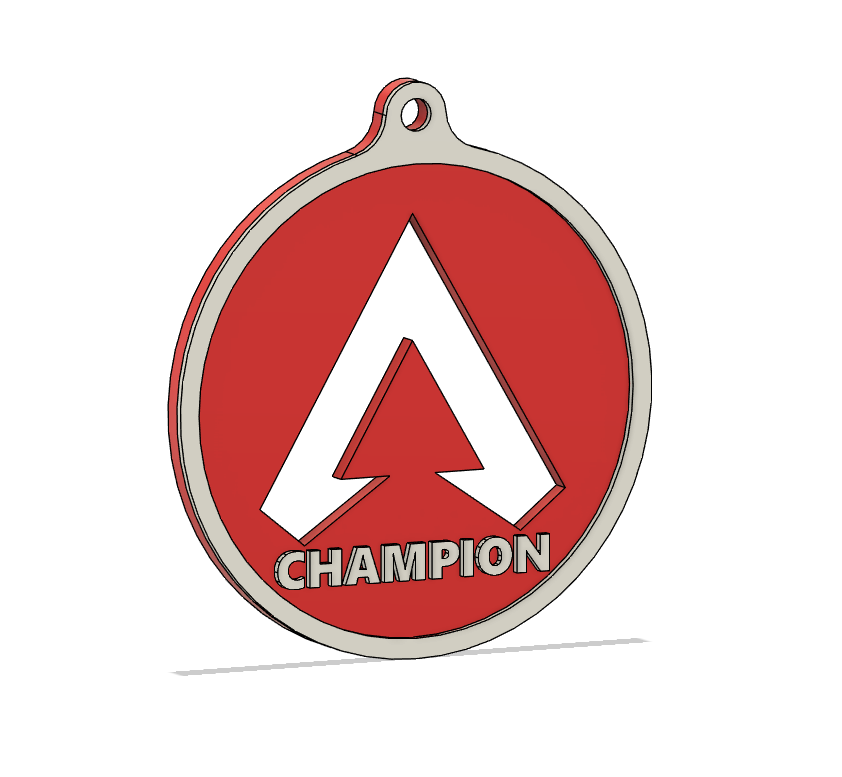 Apex Legends Logo Champion Coin/Token Keychain by Dorito | Download ...