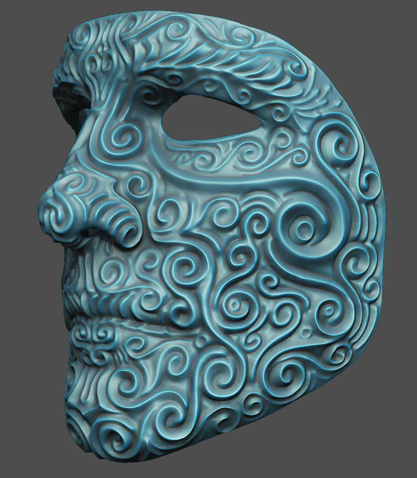 Decorative Filigree Masquerade Ball Mask by ArtisticMusician | Download ...
