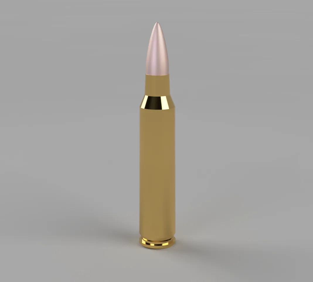5.56x45mm NATO/.223 Remington Cartridge by Akay | Download free STL ...