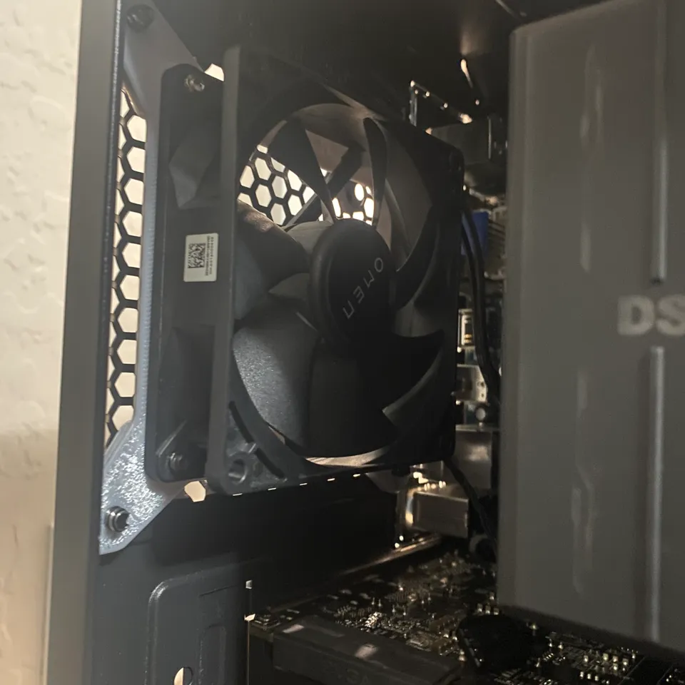 120mm to 92mm PC case fan adapter by Yams | Download free STL model ...