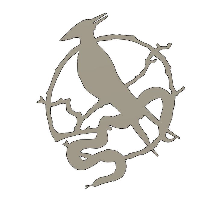 HUNGER GAMES - LOGO by Lukáš Páterek | Download free STL model ...
