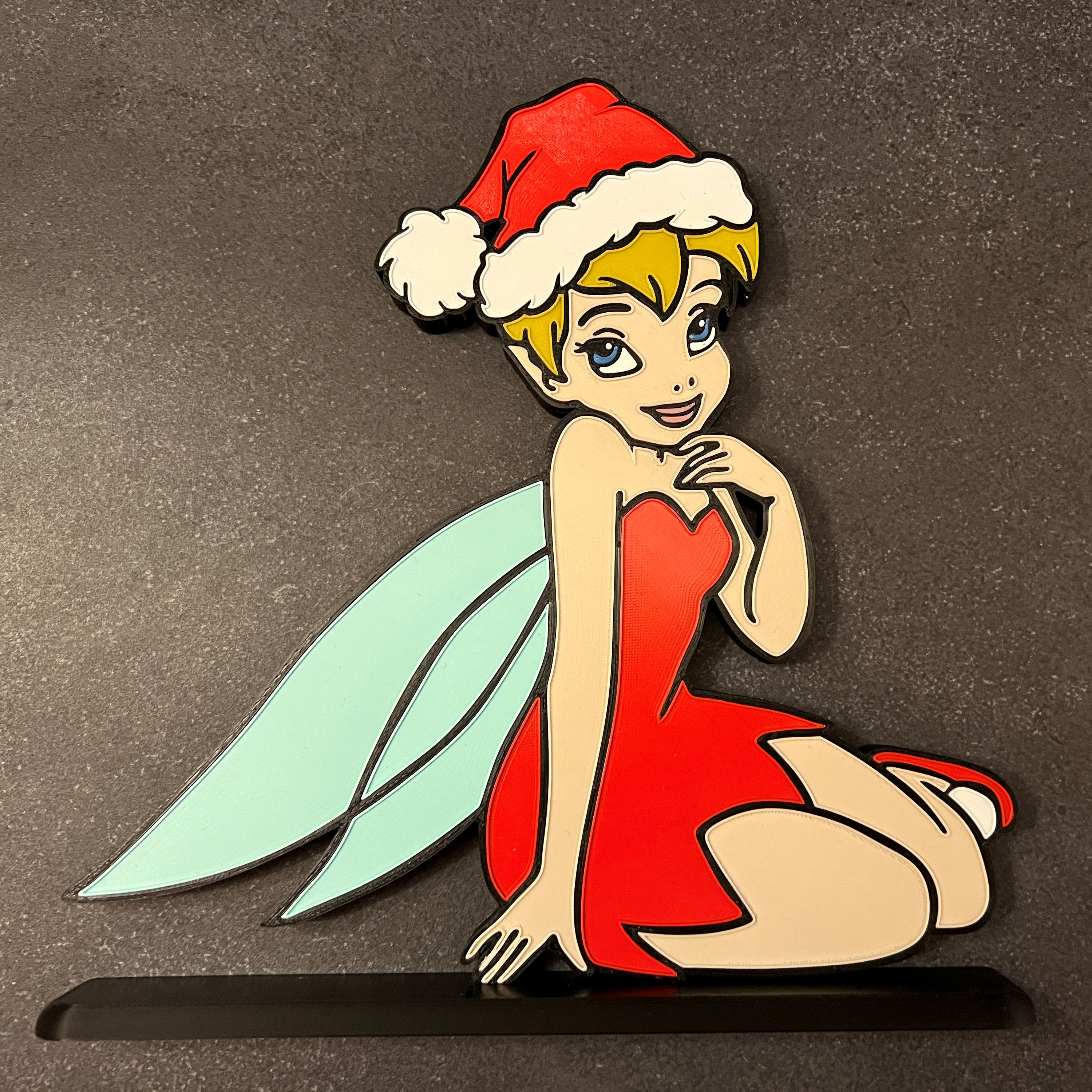 Tinkerbell Christmas window ornament by Satellietje | Download free STL ...