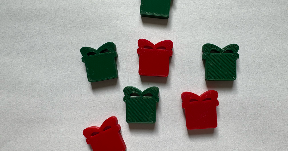 Christmas Present Shape by Chris Ottinger | Download free STL model ...