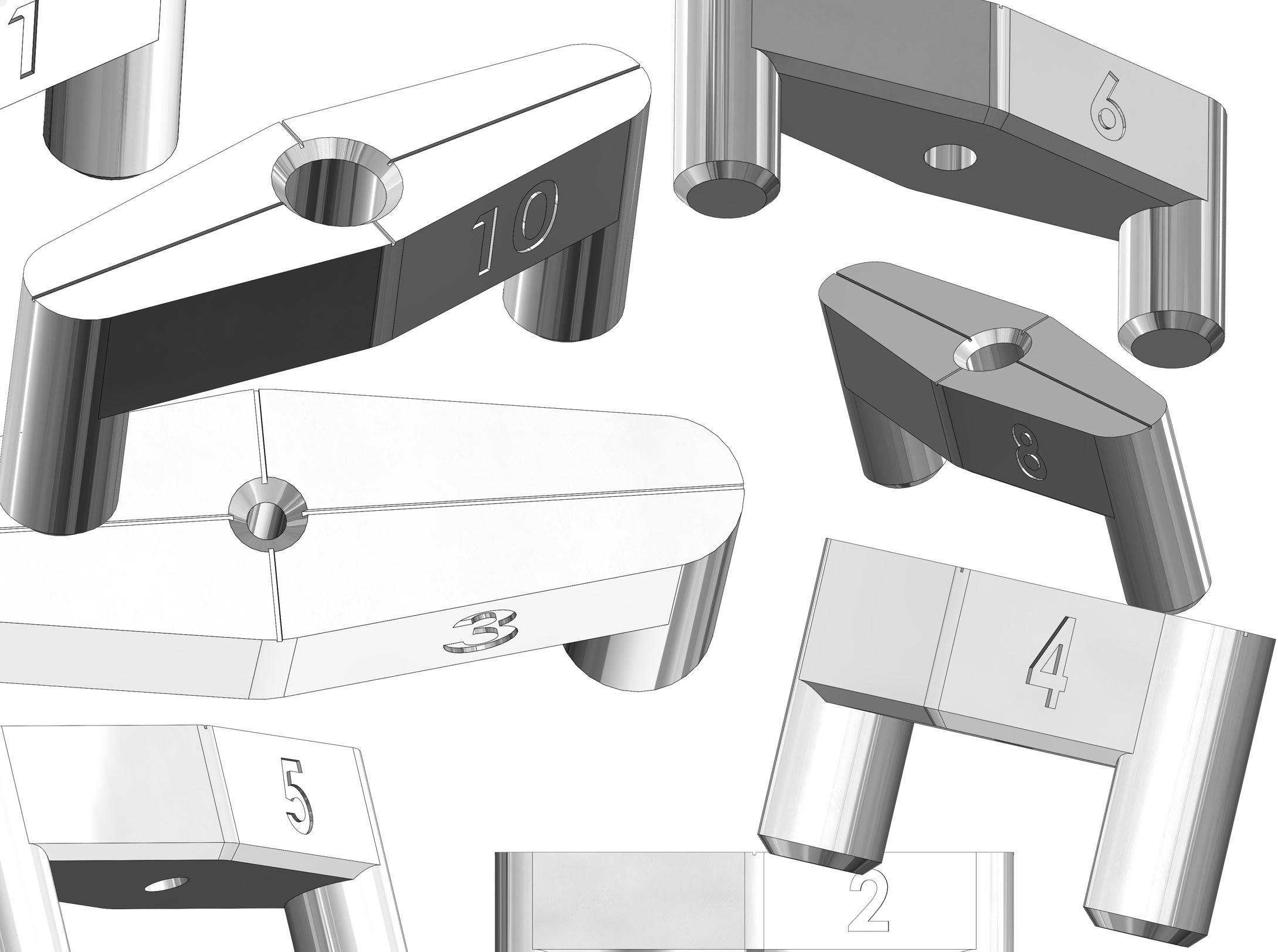 Center Finder Collection by Referentiel | Download free STL model ...