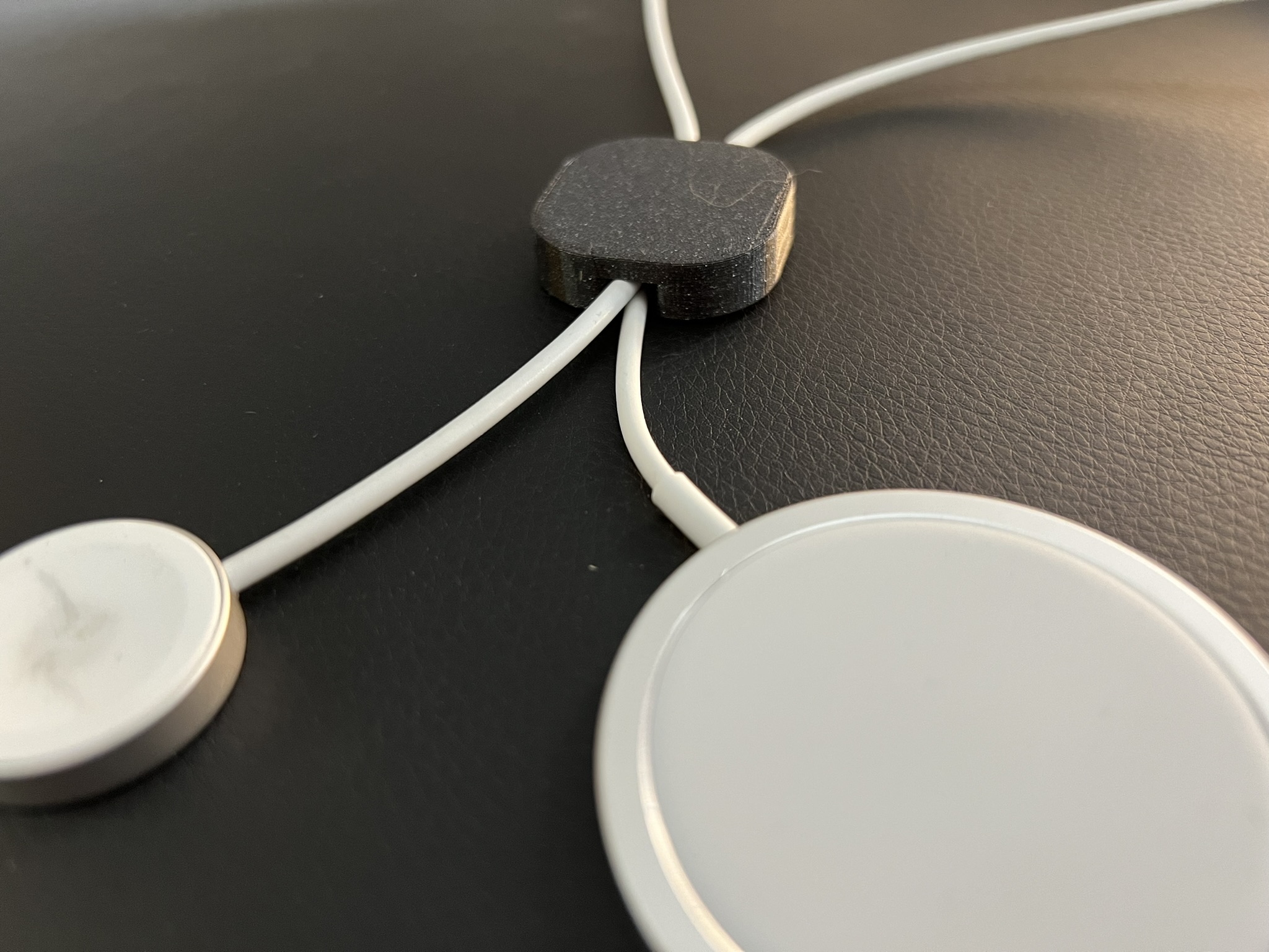 Magnetic cable holder for Secret Lab desks or other magnetic tables by ...