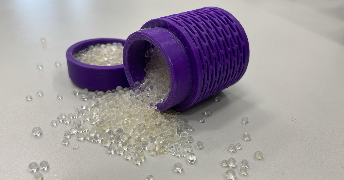 Container - Silica Gel by Ezequiel | Download free STL model ...