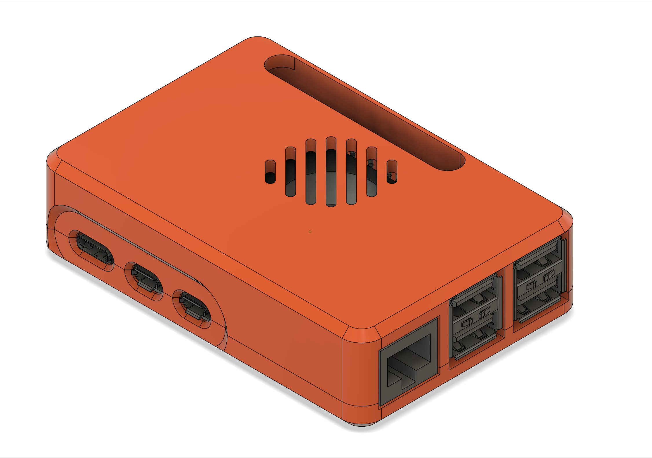 Raspberry Pi 5 Case (snap fit) by pyrho // 25.wf | Download free STL ...