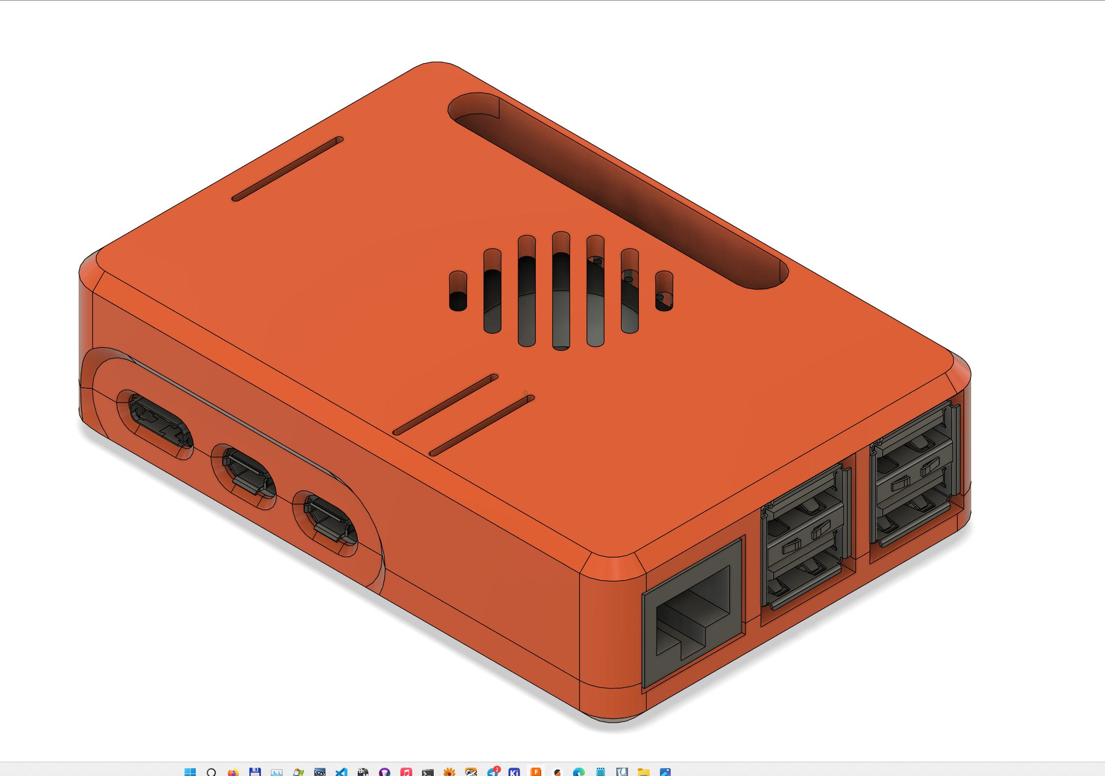 Raspberry Pi 5 Case (snap fit) by pyrho // 25.wf | Download free STL ...