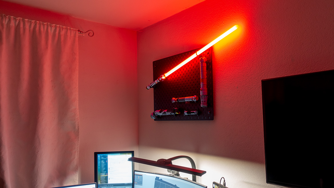 Lighsaber Display Hooks for IKEA Skadis board by 3DLYX | Download free ...