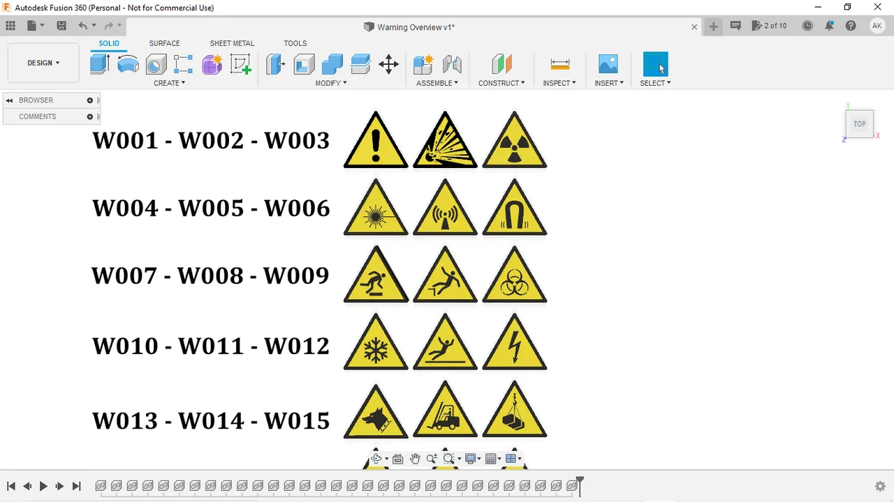 ISO 7010 Warning Symbol Collection - Warning Signs by Maeshmaker ...