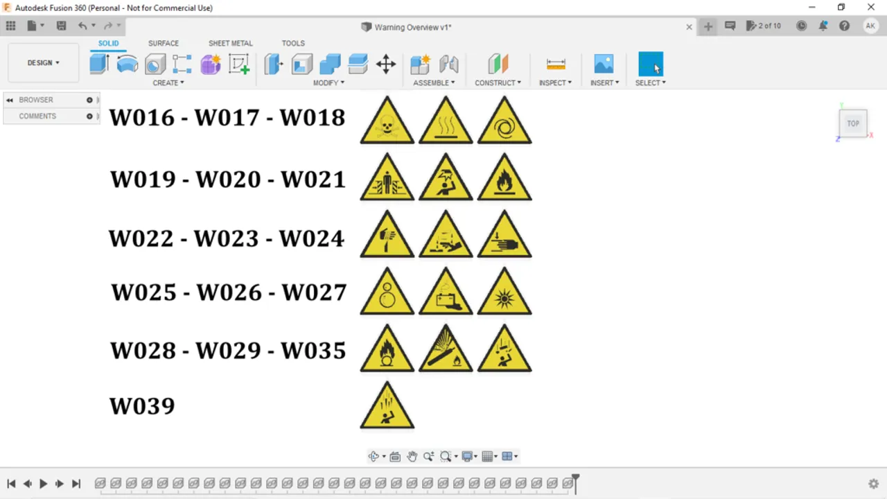 ISO 7010 Warning Symbol Collection - Warning Signs by Maeshmaker ...