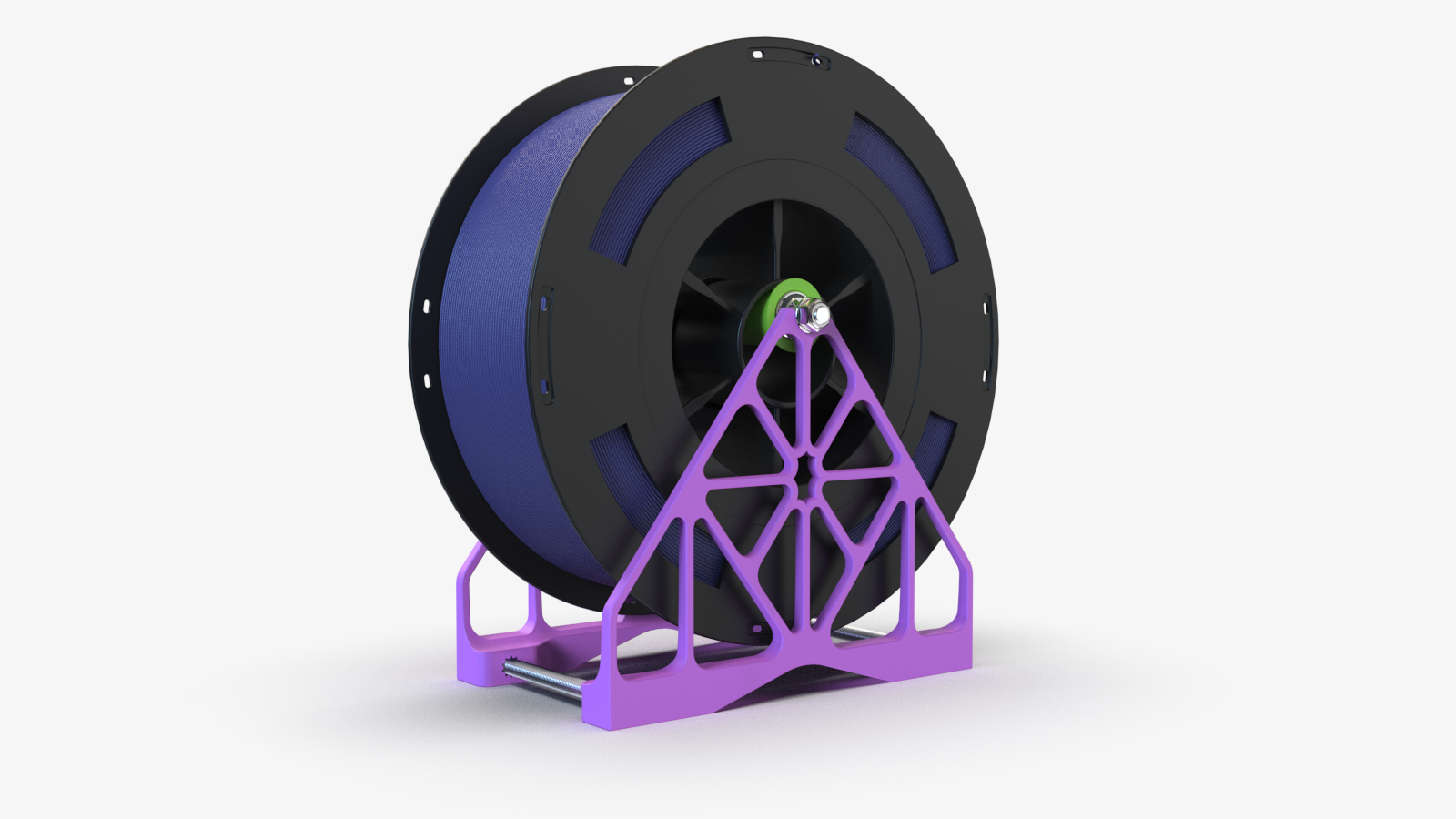 Triangle spool holder 3kg spools by OhMyGiob | Download free STL model ...