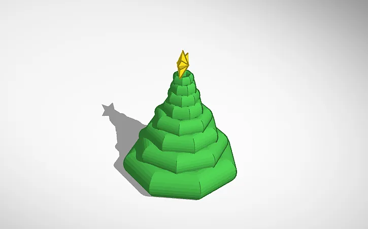 Low poly chrismas tree by Austin | Download free STL model | Printables.com