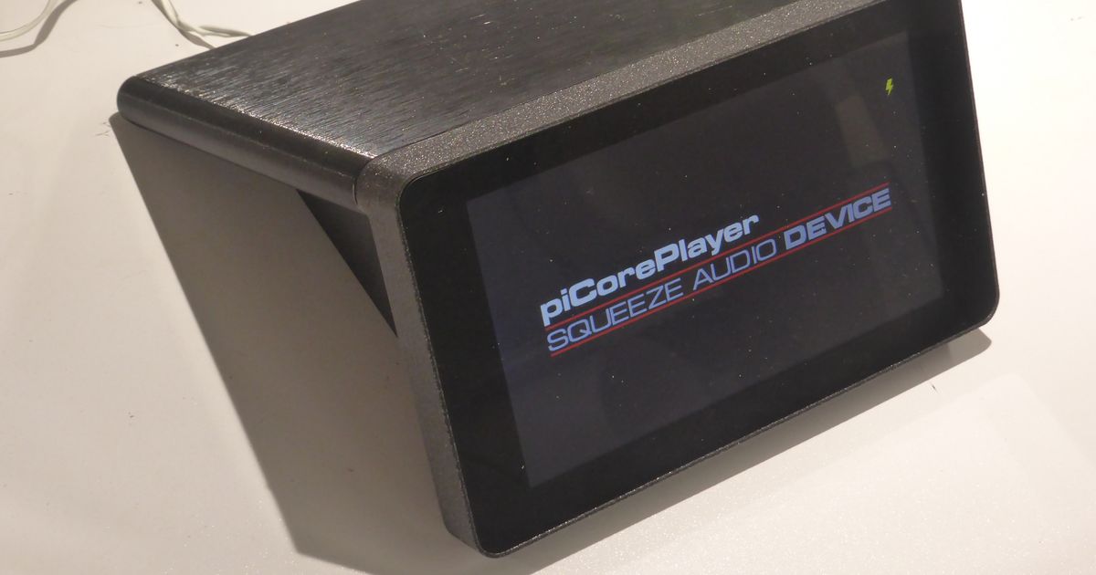 Raspberry 7 inch touch display design enclosure made in OpenSCAD by Low ...