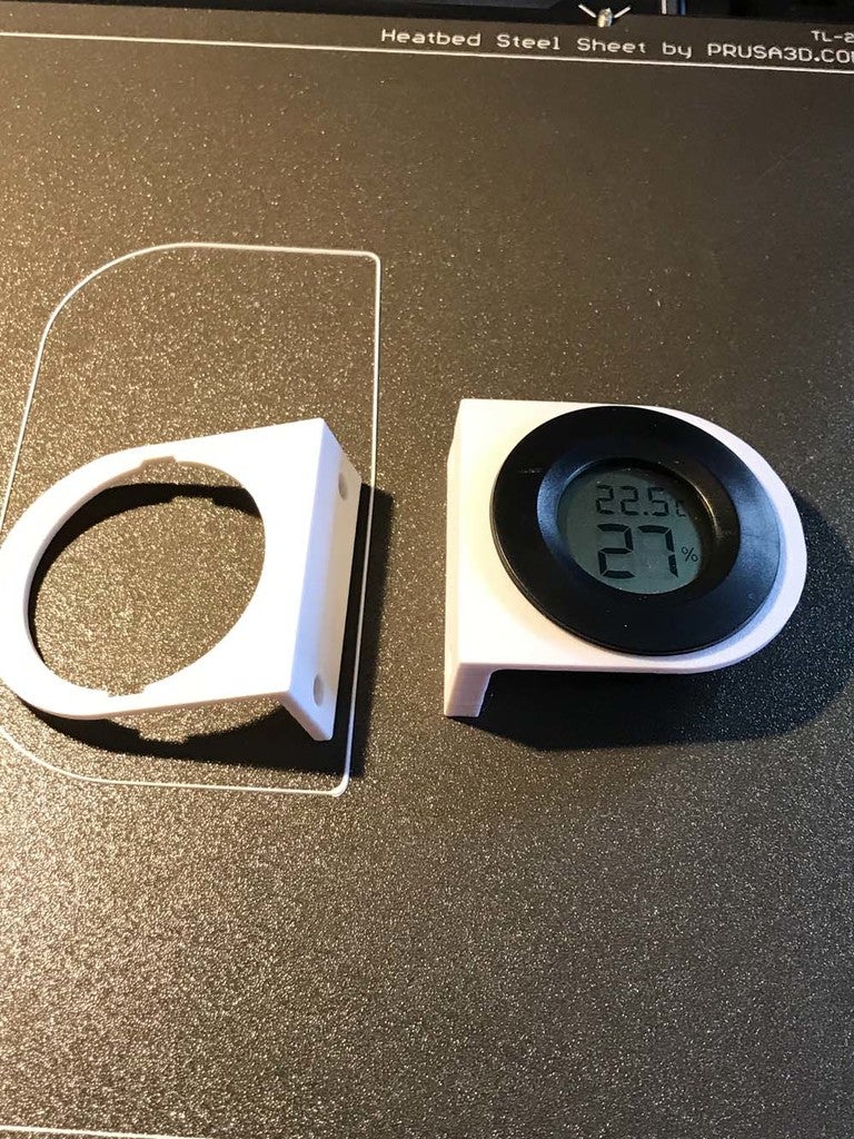 Humidity & temperature meter holder for IKEA SAMLA by KmanSweden ...