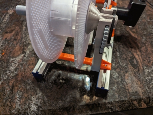 3030 Crossbar Remix for Pastamatic Filament Spool Winder by Bernt ...