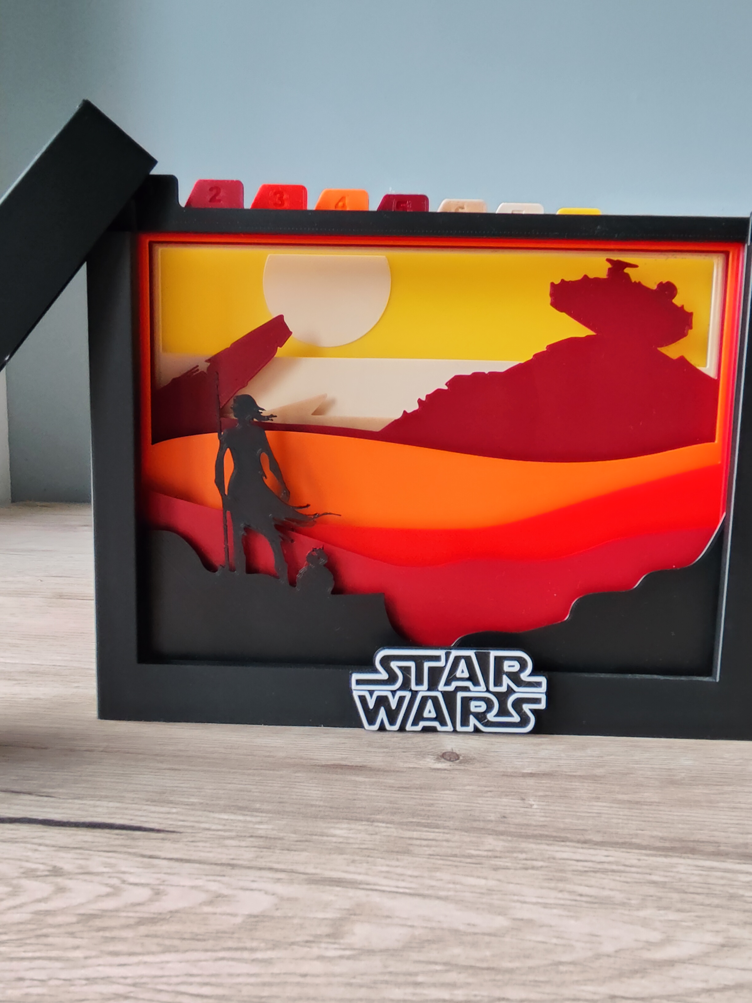 Star Wars Jakku Shadow Box by TheCraftyMaker | Download free STL model | Printables.com
