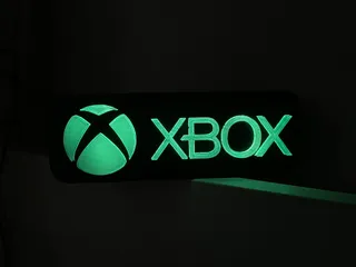 Xbox svítící logo lampička by jjakubb3 | Download free STL model ...