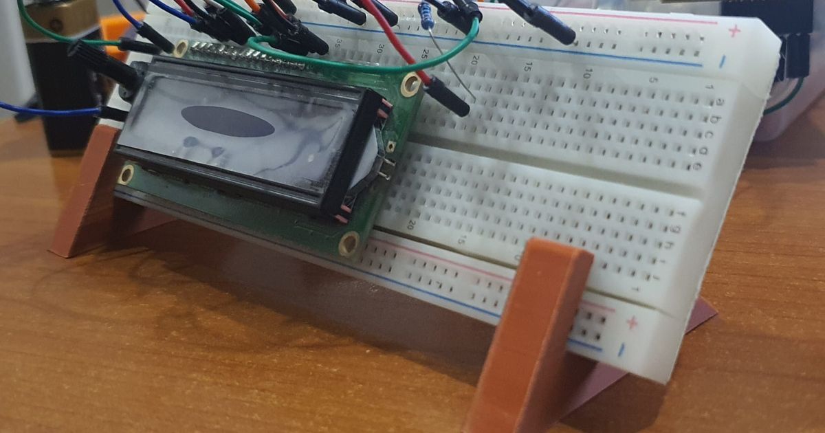 Bread board stand at 45° by Vectron | Download free STL model ...