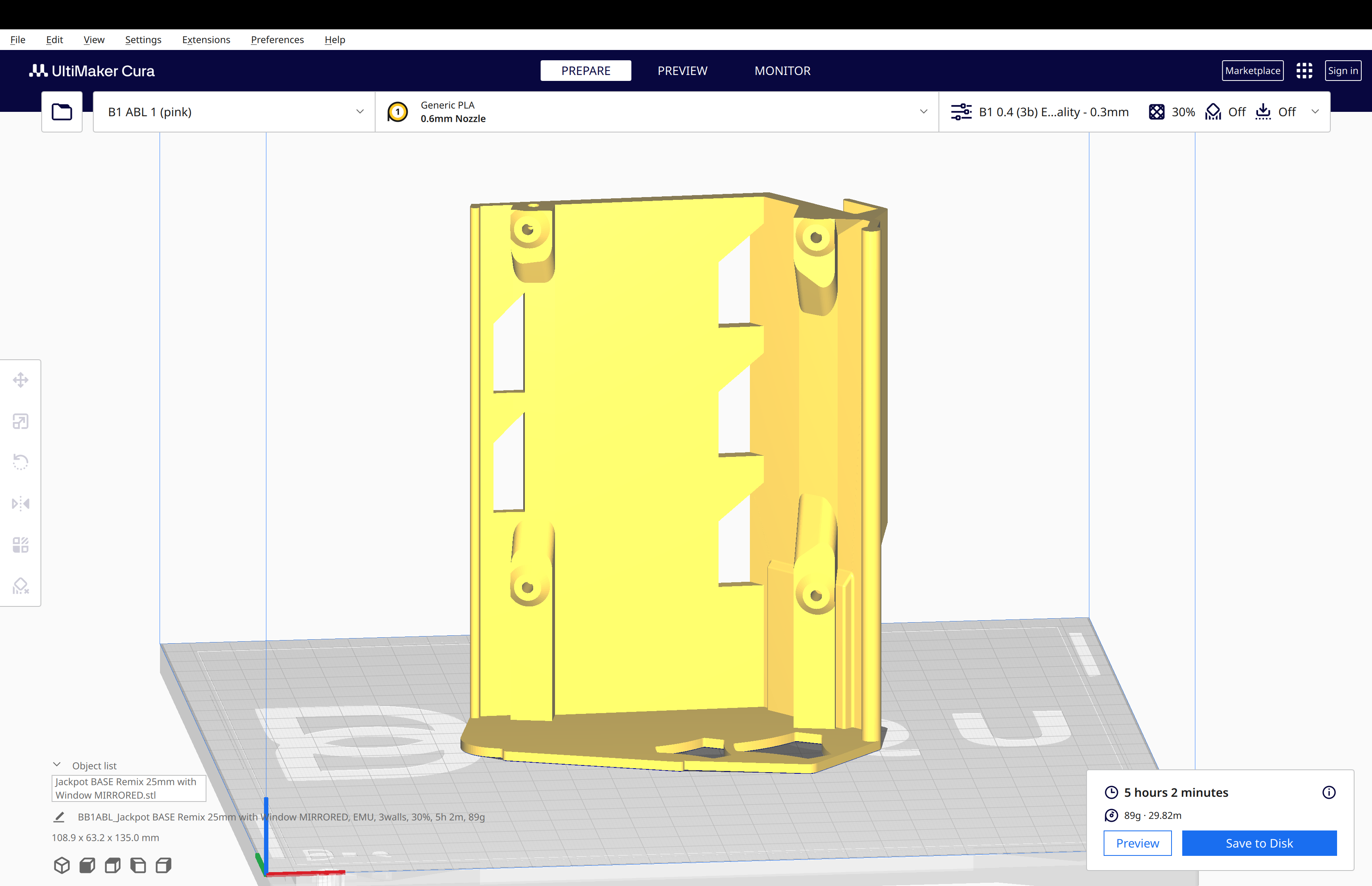 LowRider v3 / MPCNC Jackpot CNC Controller Board case with 25mm added ...