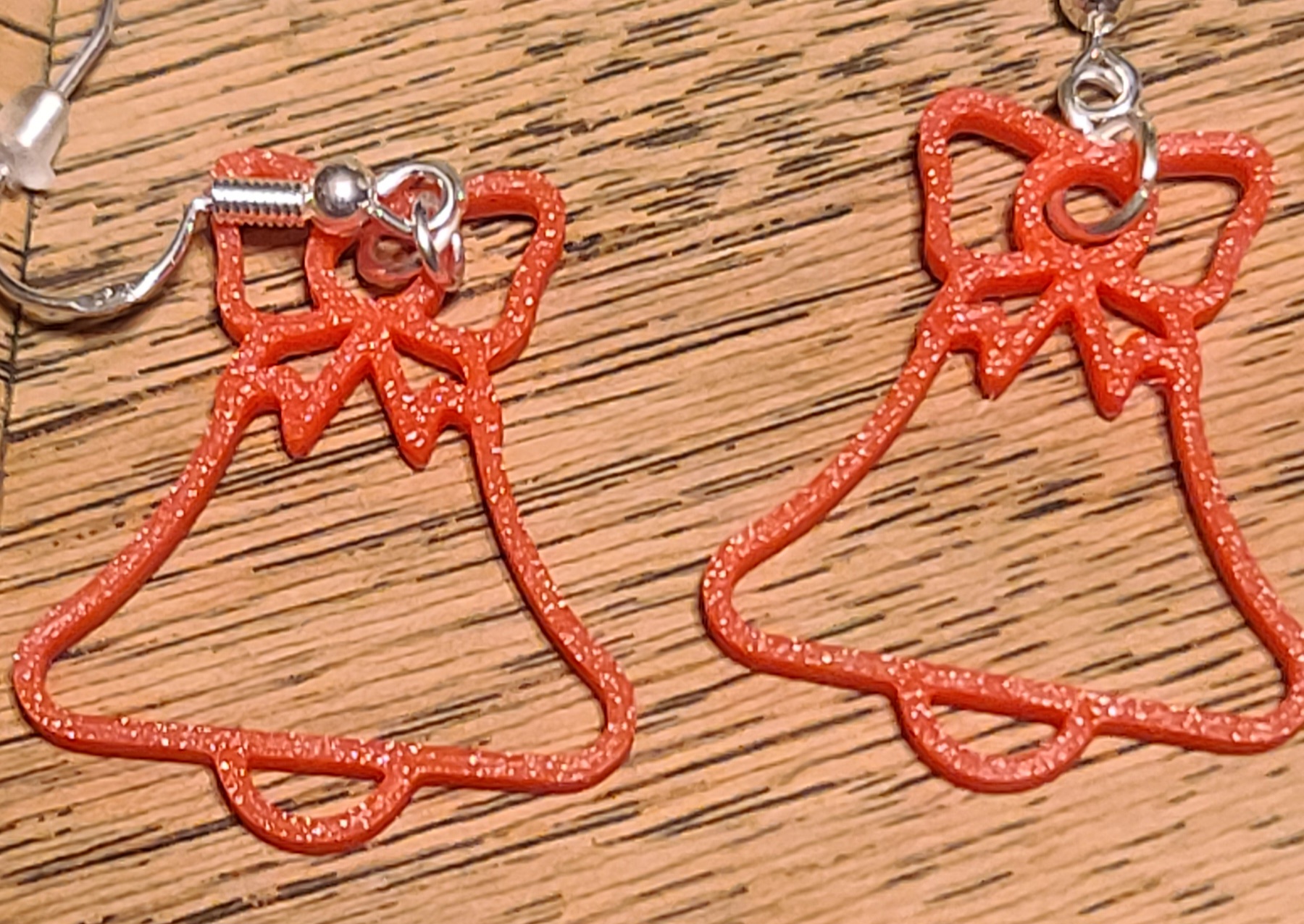 2D Christmas Bell Earrings by Dohara | Download free STL model ...