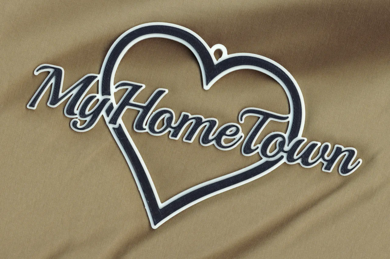 Heart with Customizable Text (OpenSCAD) by Stone Age Sculptor ...