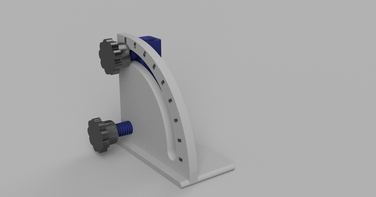 Angle drilling assistant by Marekp | Download free STL model ...