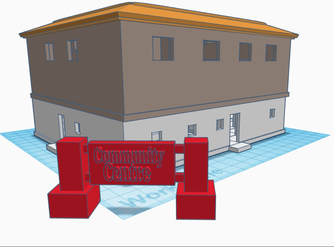 Community Centre by Seth Giolle | Download free STL model | Printables.com