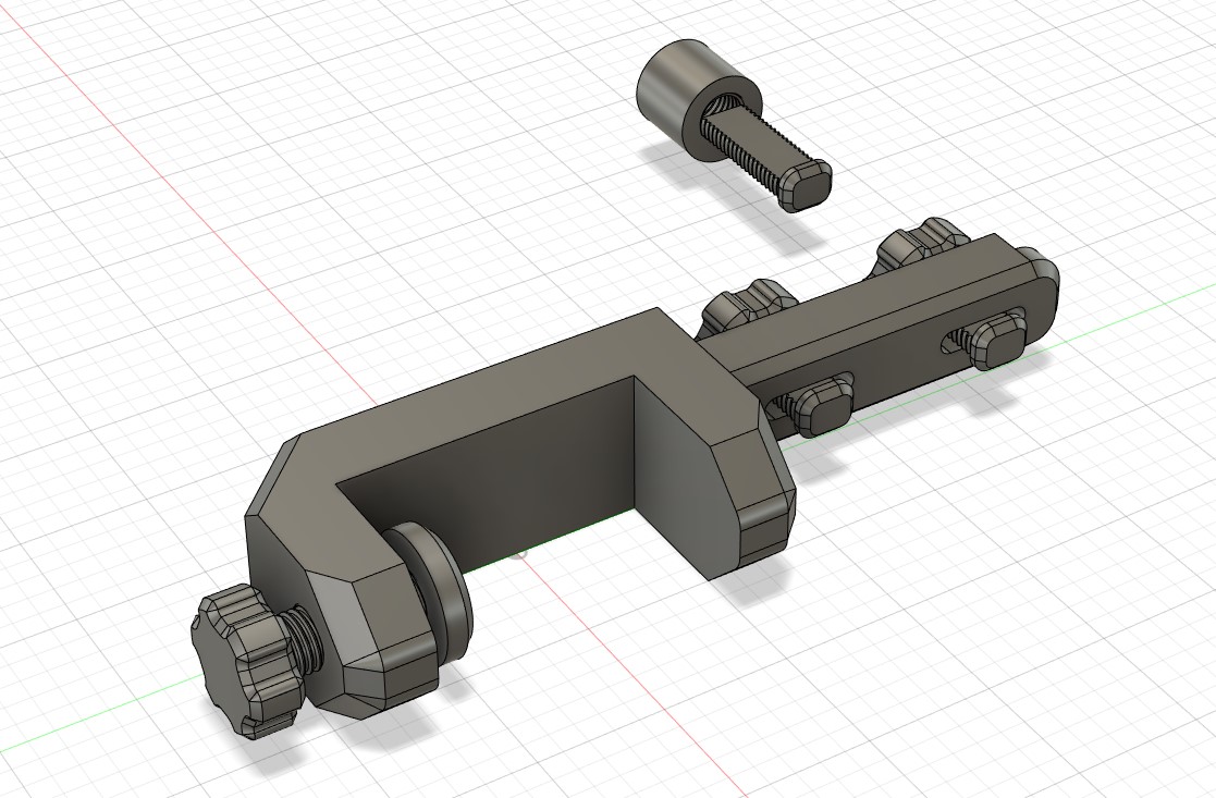 Skadis Desk Clamp (Universal Clamp with Snap Fit) by Lozagon1234 ...
