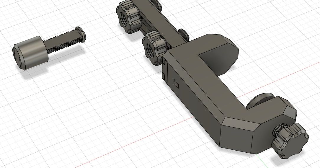 Skadis Desk Clamp (Universal Clamp with Snap Fit) by Lozagon1234 ...