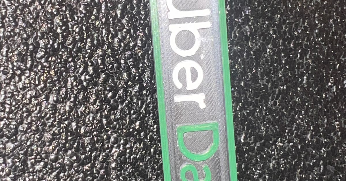 Uber Dad Key Chain by Eric Deagle | Download free STL model ...