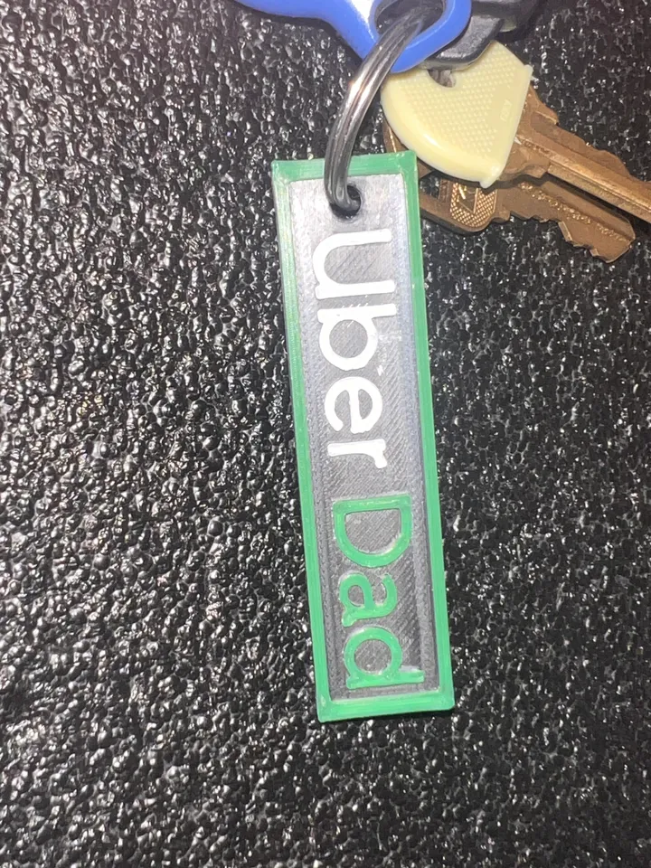 Uber Dad Key Chain by Eric Deagle | Download free STL model ...
