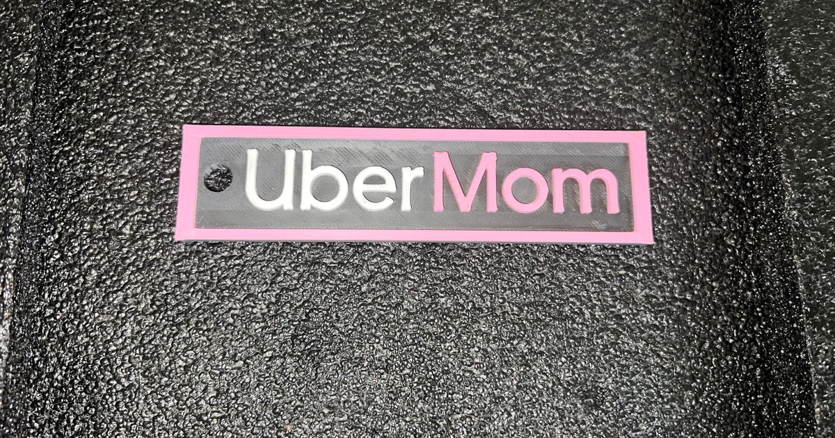 Uber Mom Key Chain by Eric Deagle | Download free STL model ...