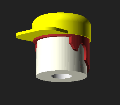 Cropped hairpiece for Minimate hats by JustSomeGuy | Download free STL ...