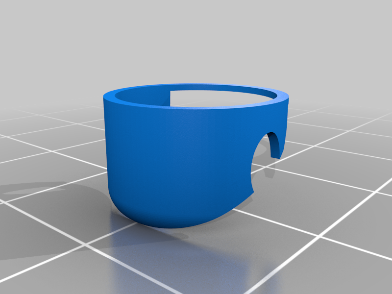 Cropped hairpiece for Minimate hats by JustSomeGuy | Download free STL ...