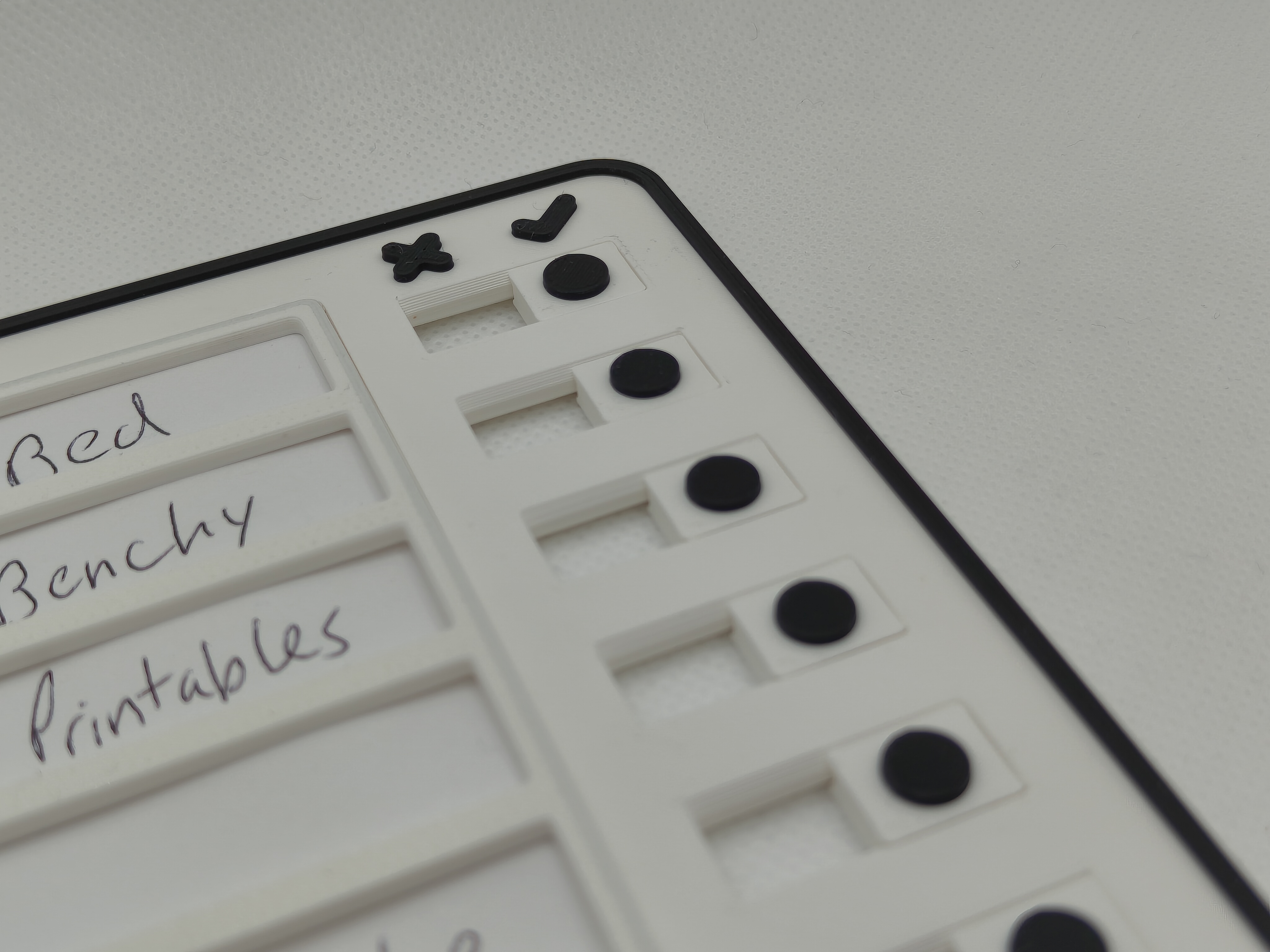 Print in place checklist / to-do board - Insert your paper and close ...