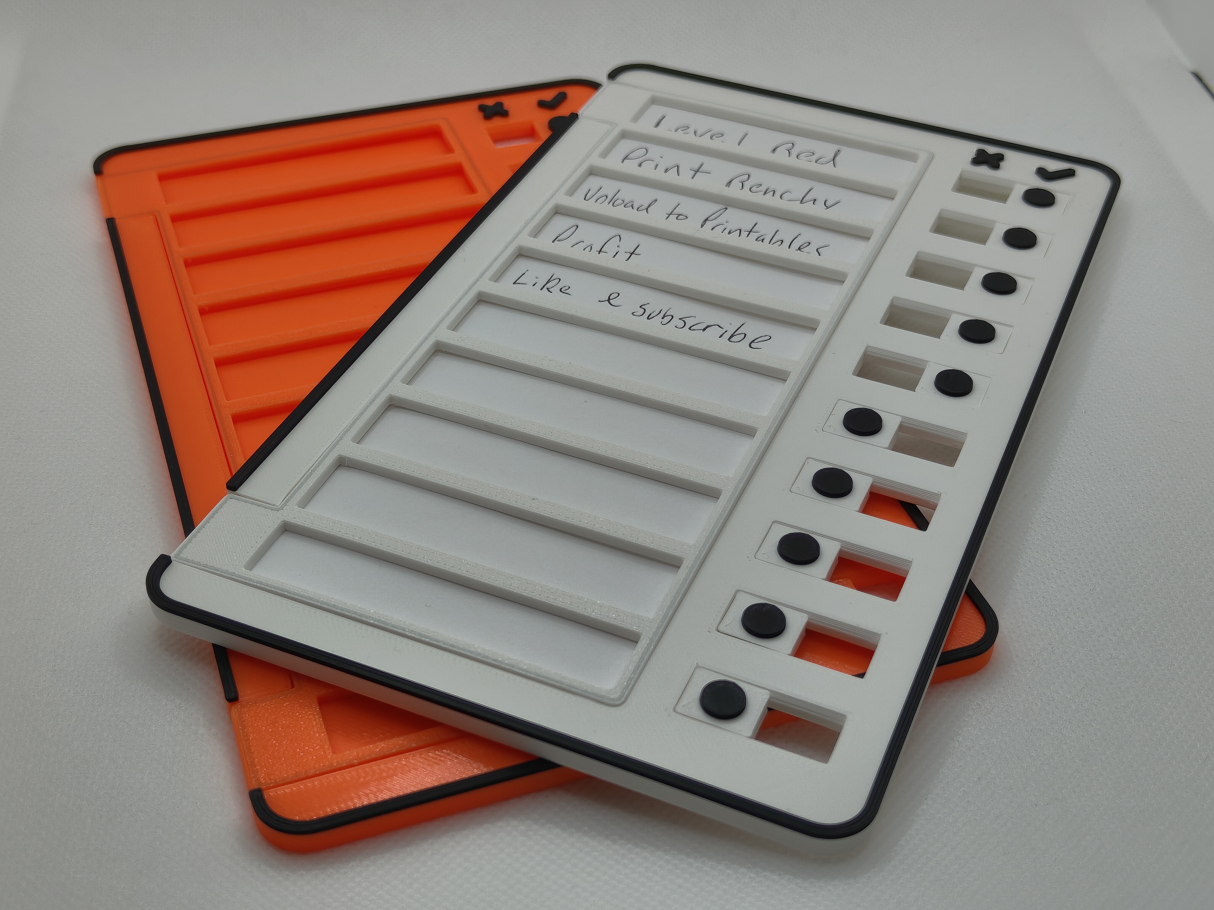 Print in place checklist / to-do board - Insert your paper and close ...