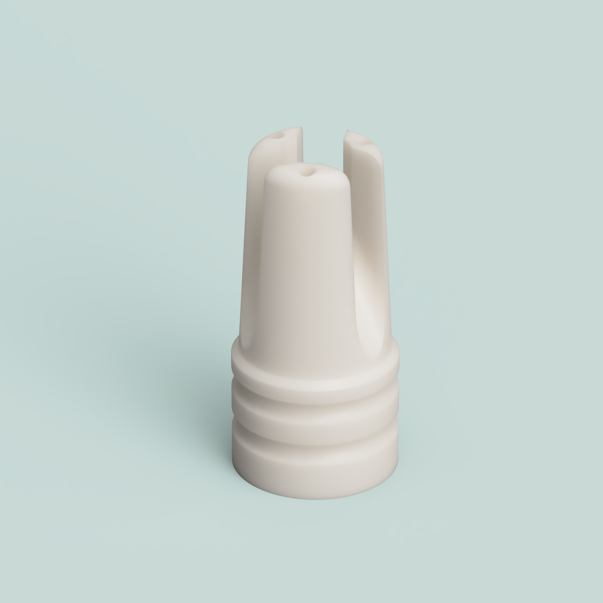 Three-Prong Flash Hider by TitoB_3D | Download free STL model ...
