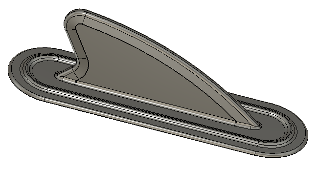 SUP Board Fin by RocketEngineerByDay | Download free STL model ...