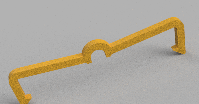 Pegboard retainer clip (updated to actually work...) by ...