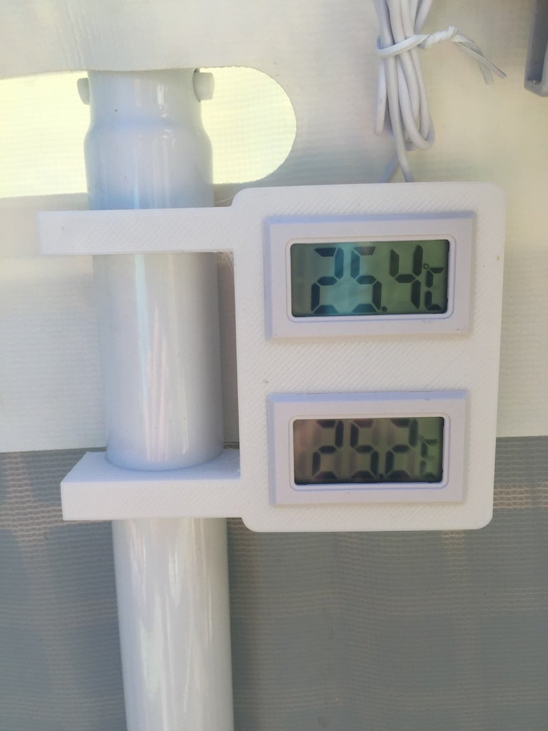 Intex Pool Thermometer-Halter by printom | Download free STL model ...