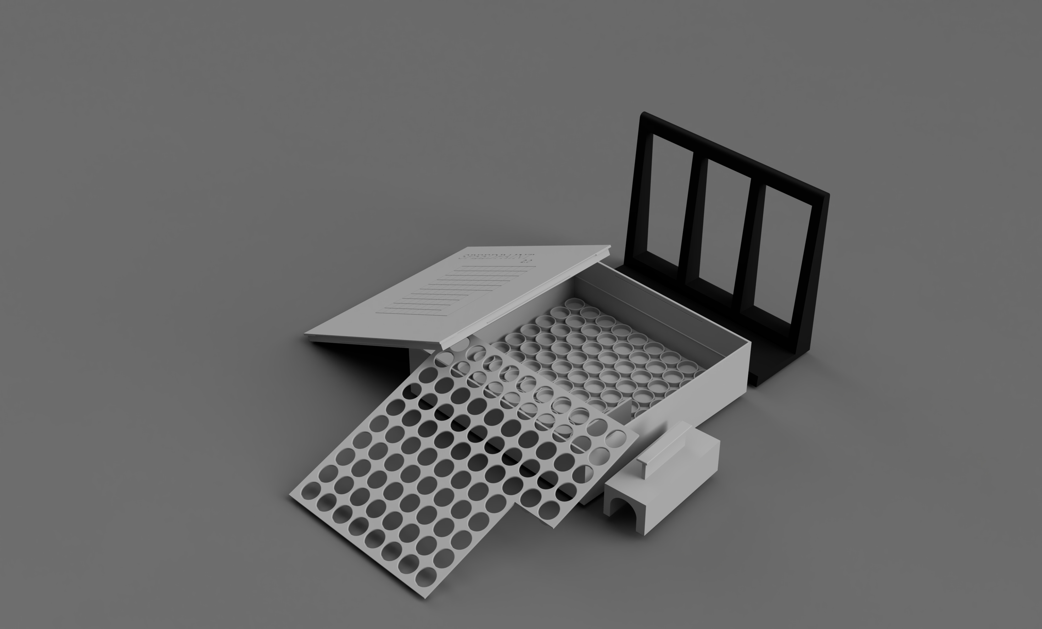 Display Stand and Carry Box for Army Painter Speedpaints 2.0 by David ...