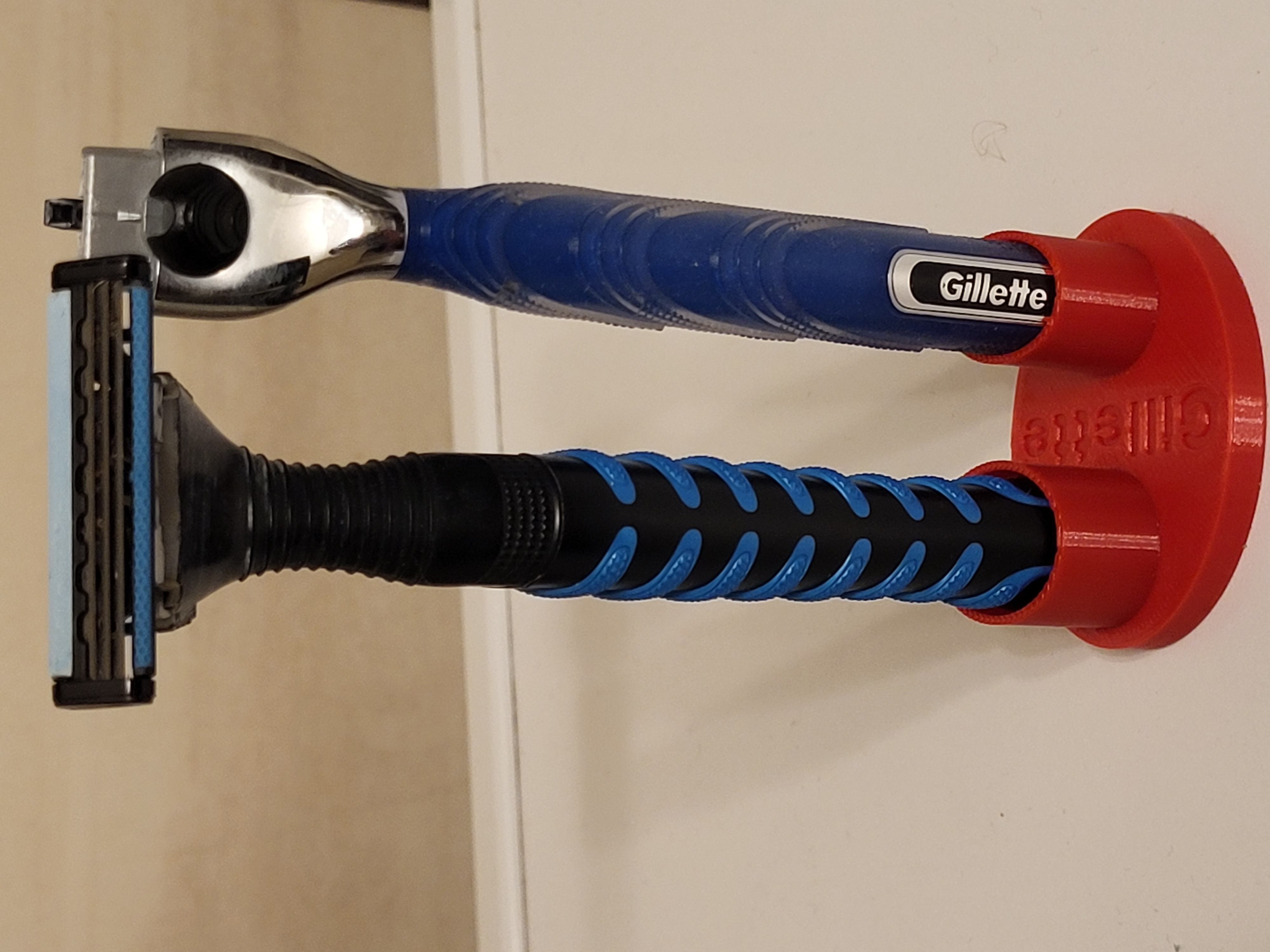 Dual Gillette Mach3 Razor stand by szutsgy | Download free STL model ...