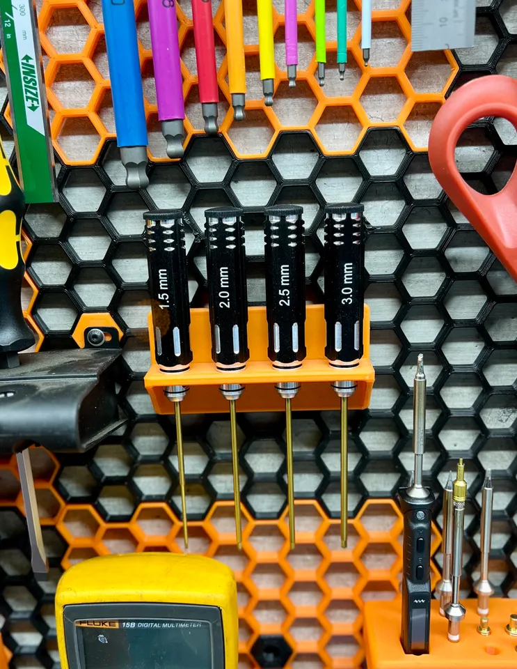 Hex driver holder for HSW by AxField | Download free STL model | Printables.com