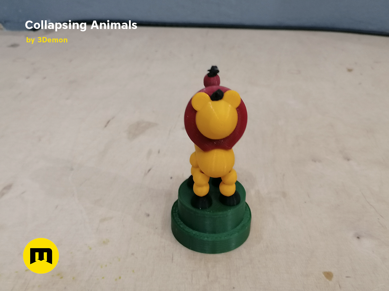 Collapsing Animal Toys by 3Demon | Download free STL model | Printables.com